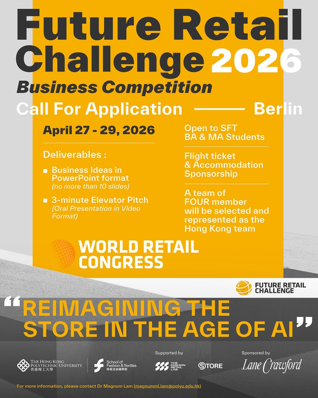 World Retail Congress｜Future Retail Challenge 2026 Business Competition ...
